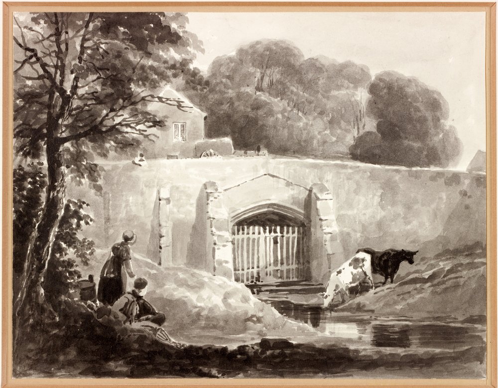 Barras Bridge by Thomas Miles Richardson: Fine art print